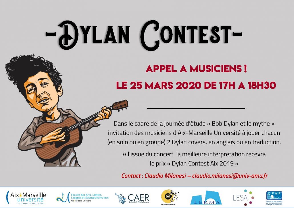 Dylan Contest : appel à musiciens ! – CAER